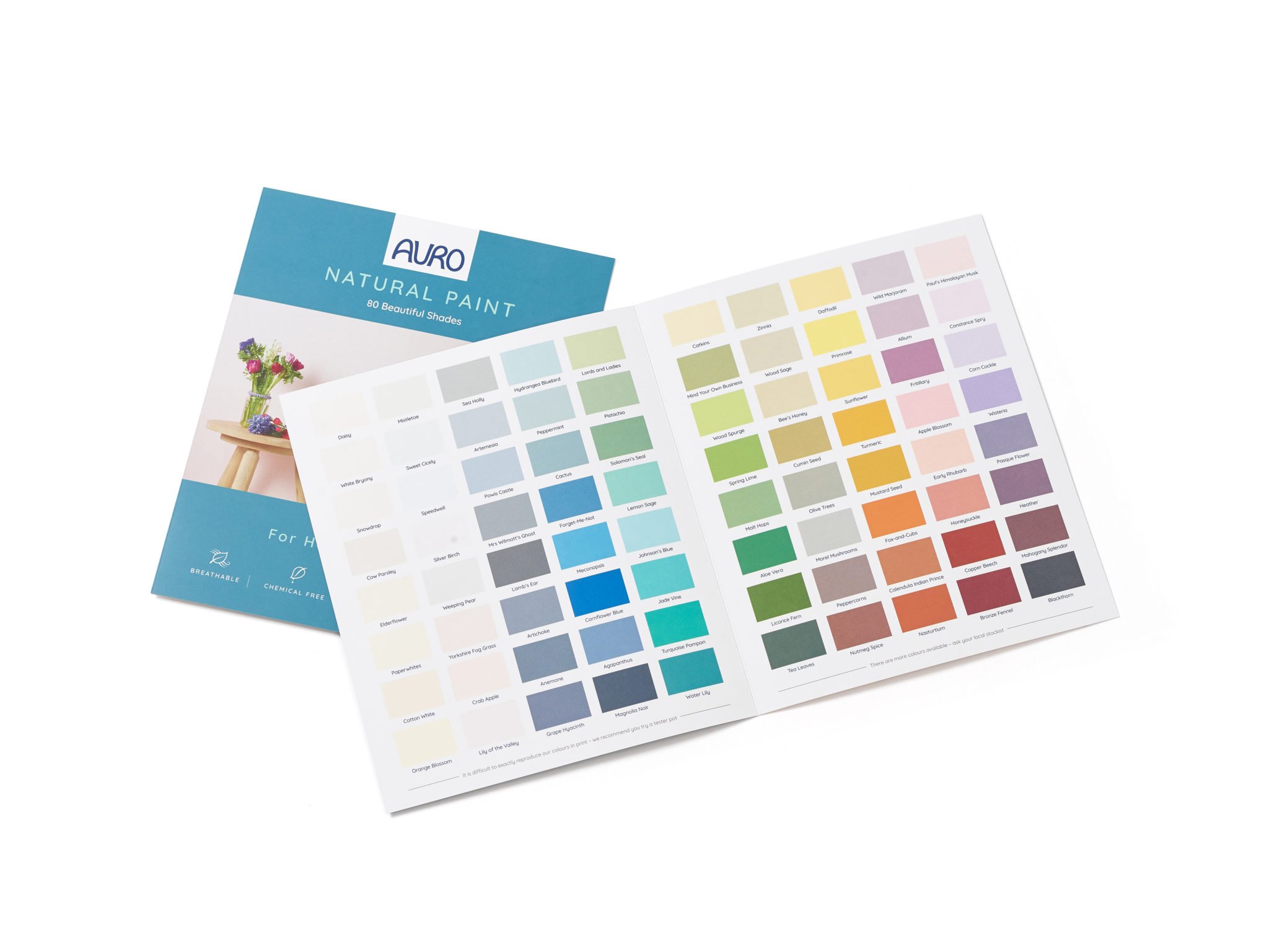 Request an AURO eco paint colour chart | Auro